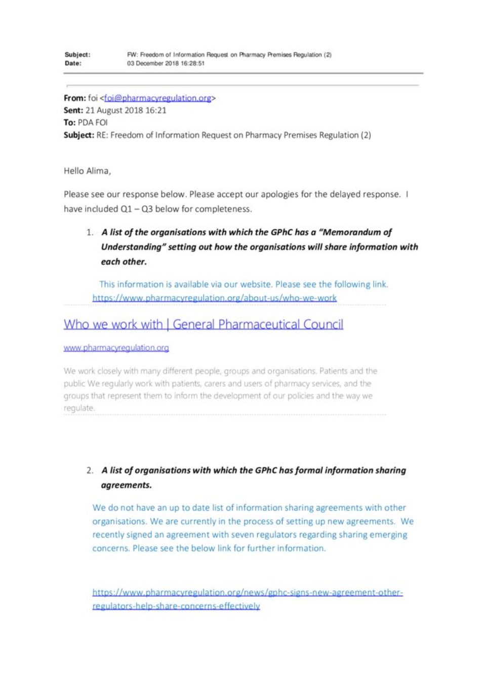 Is the GPhC premises inspection process failing on the staffing ...