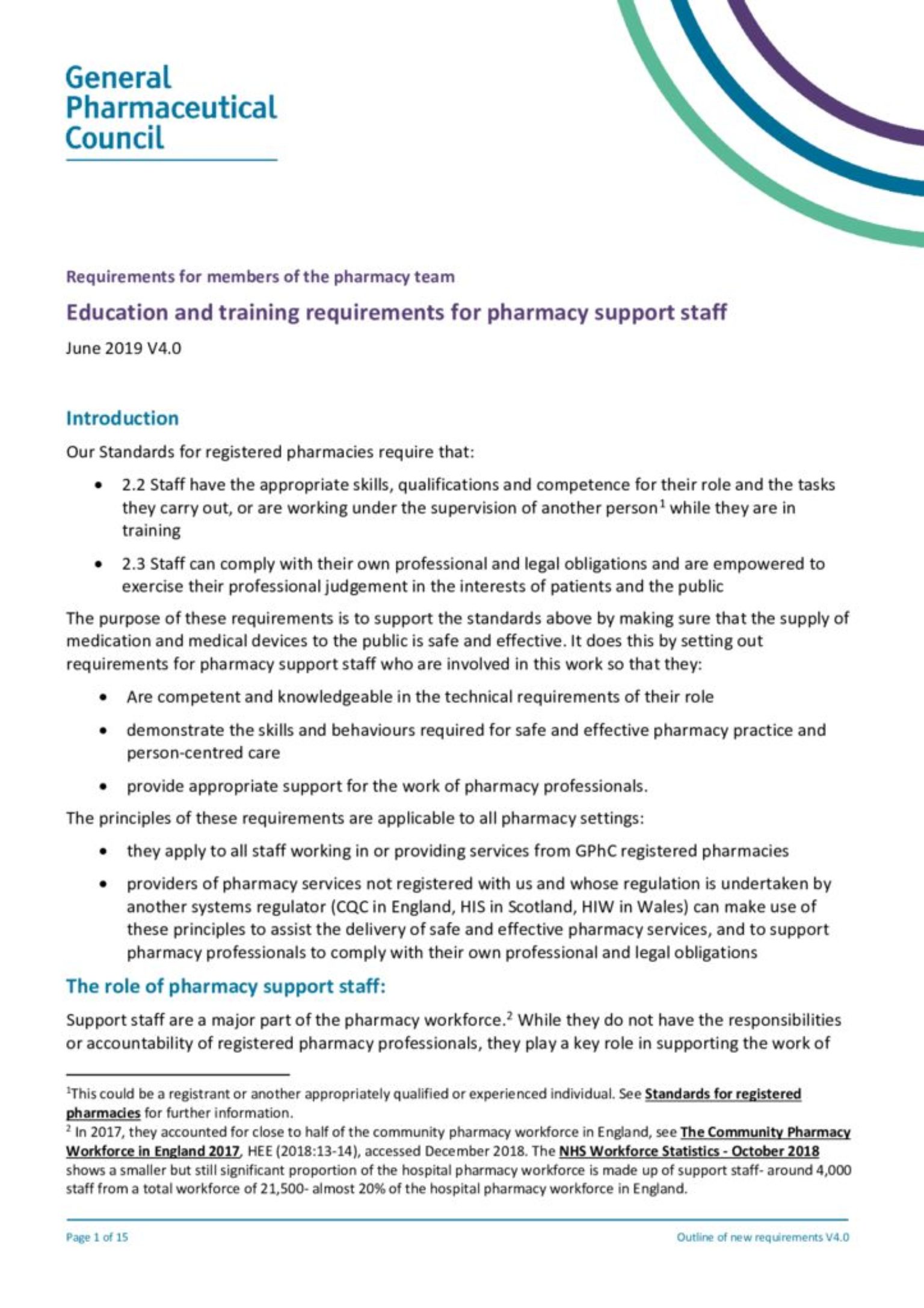 PDA responds to the GPhC’s consultation on Education and Training ...